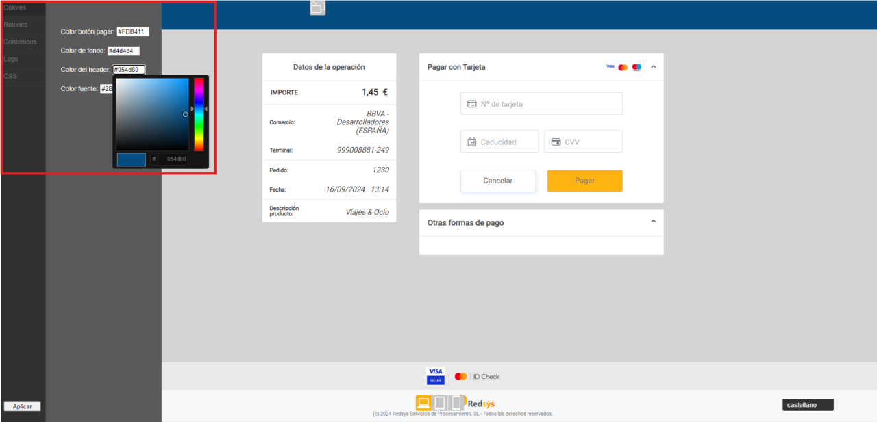 Redirección | Redsys | Desarrolladores TPVV